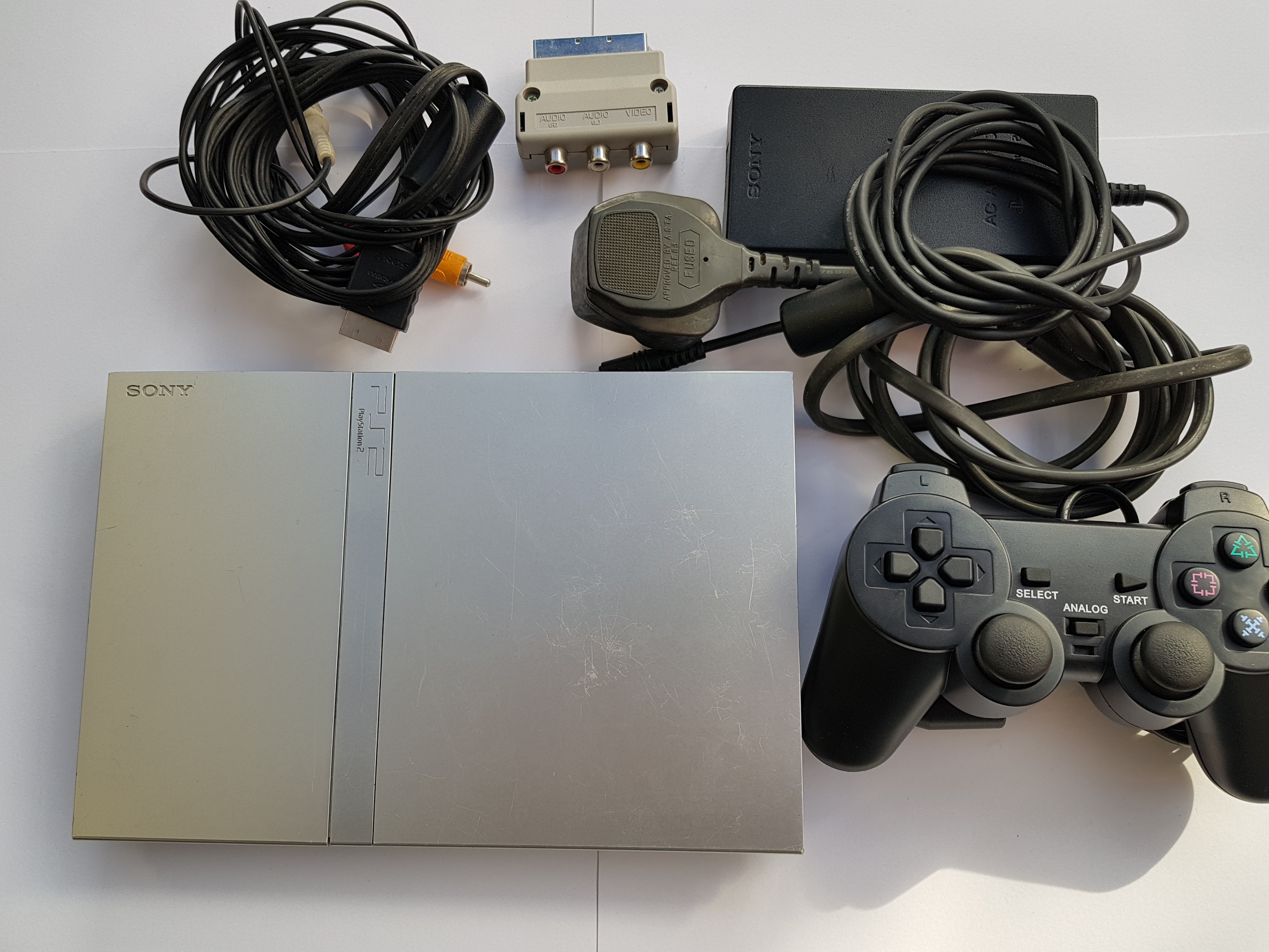 Buy Ps2 Console Slim Silver games Used Preowned Secondhand consoles ...