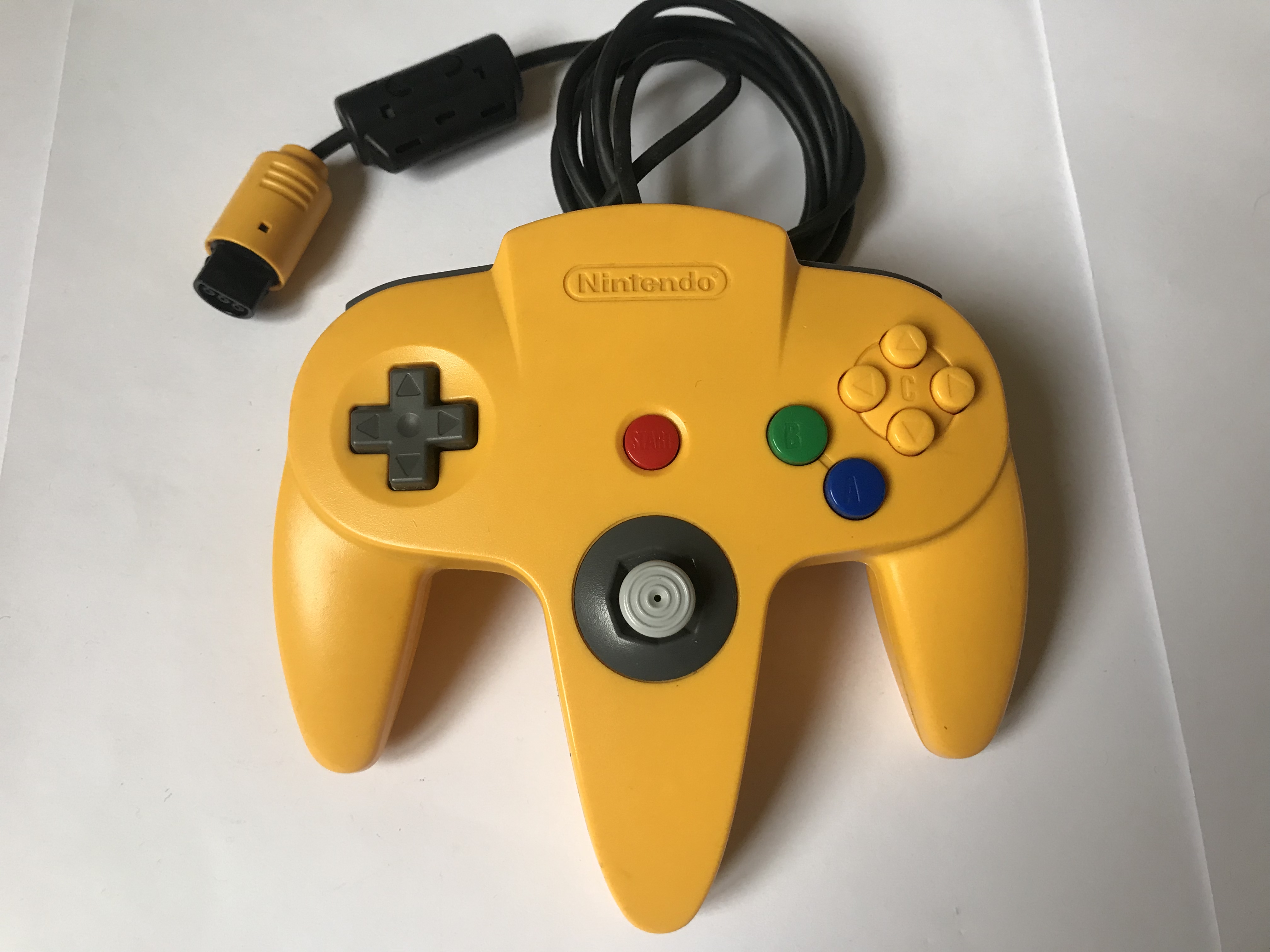 Buy N64 Nintendo Controller Yellow games Used Preowned Secondhand ...